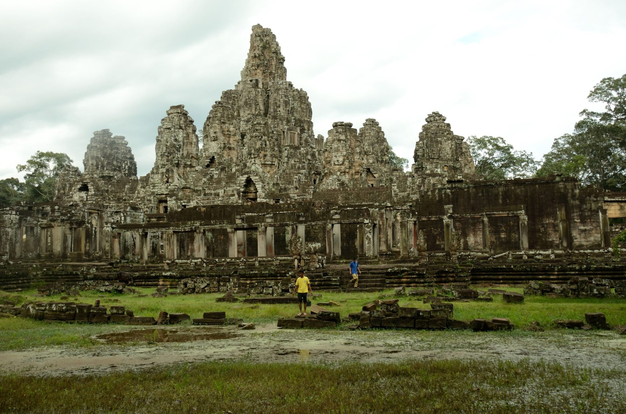 The faces of Bayon - a temple in Angkor Thom
