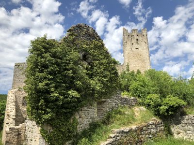 The abandoned towns of Dvigrad Istra - The Dvigrad Castle in ruins