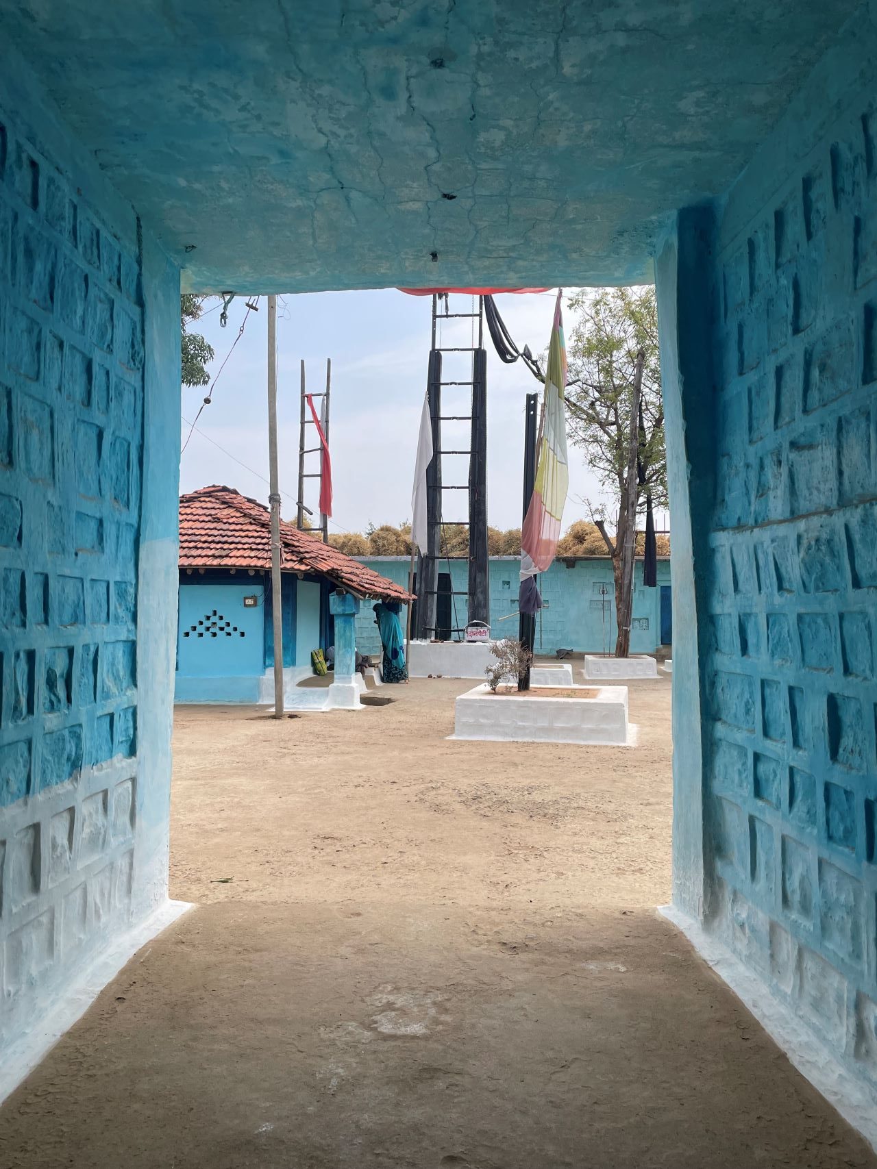 Chogan Temple near Mandla where Exorcism in India is practised