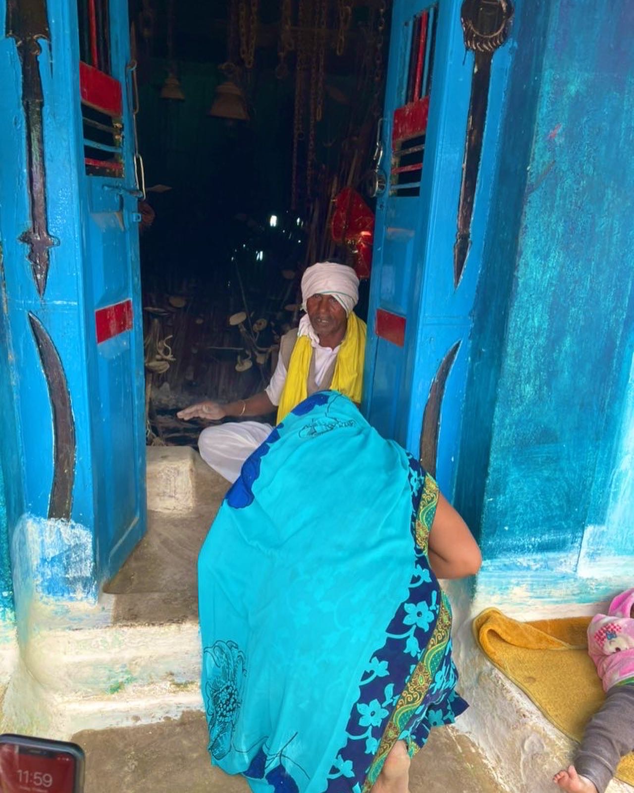 Chogan Temple near Mandla where Exorcism in India is practised
