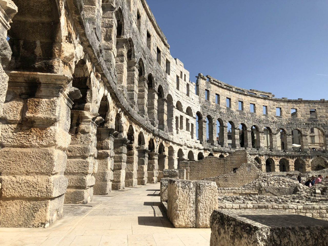 Pula Amphitheater and exploring more things to do in Pula
