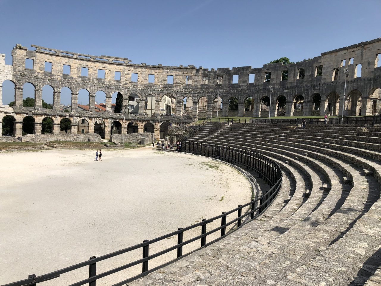 Pula Amphitheater and exploring more things to do in Pula