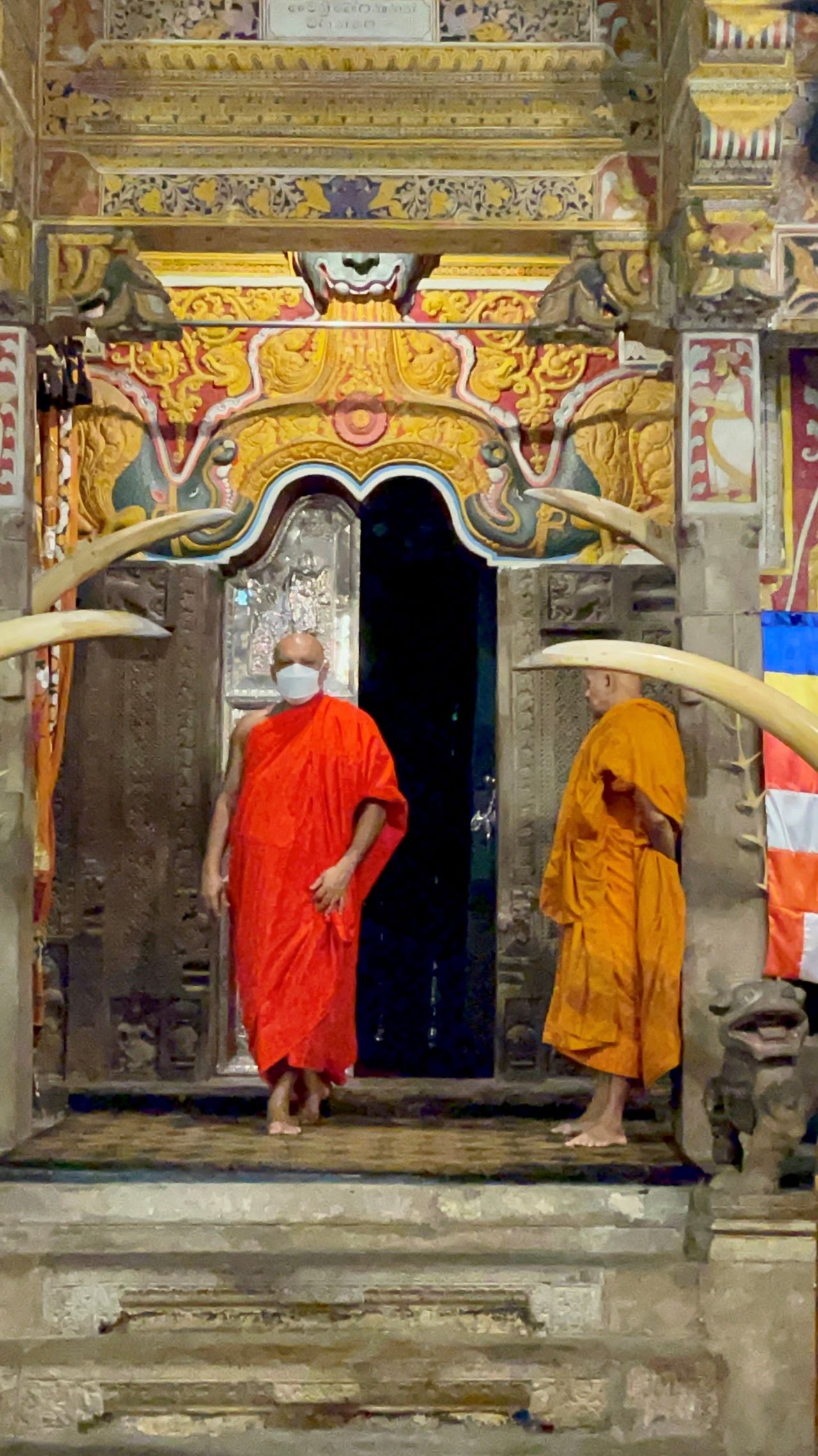 Kandy Tooth Relic Temple or Kandy Dalada Maligawa in Srilanka